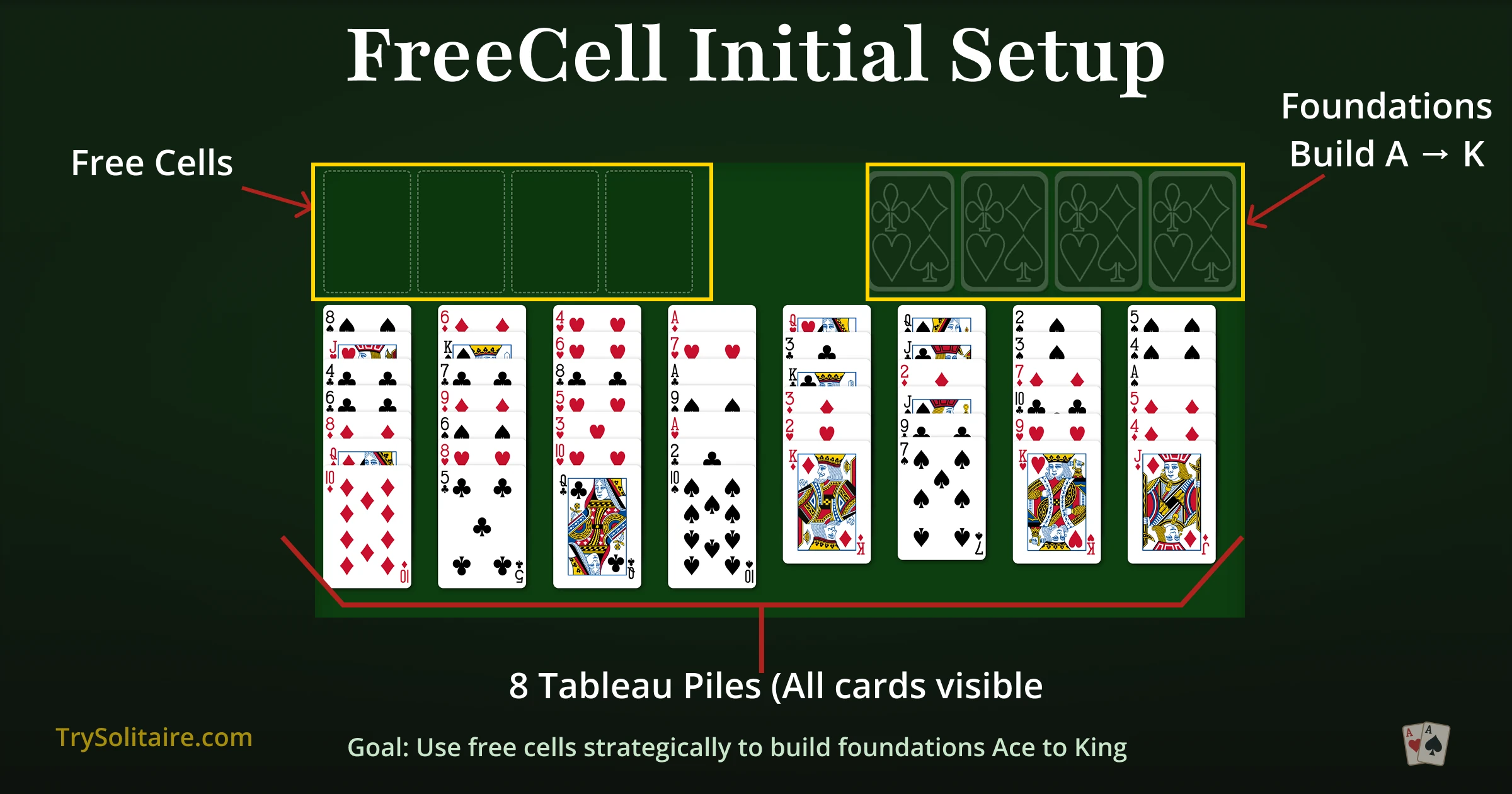 FreeCell Solitaire: Rules & Strategy (2025)